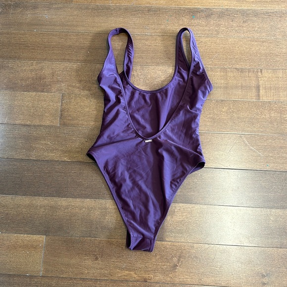 White Fox Boutique | Swim | Fox Swimwear High Leg Low Back One Piece ...